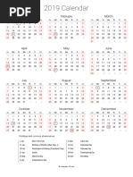 Phys Gas Calendar | PDF | Public Holiday | Holidays