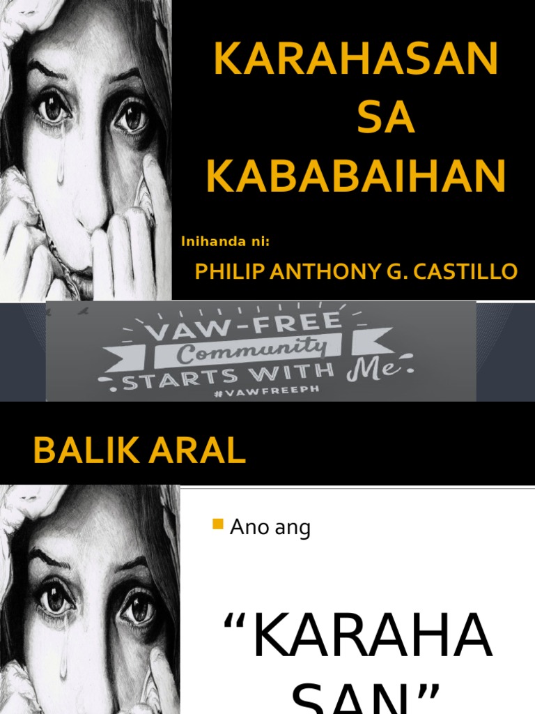 Karahasan Sa Kababaihan | PDF