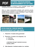 Solid Waste Management Barangay Ordinance Template | PDF | Waste ...