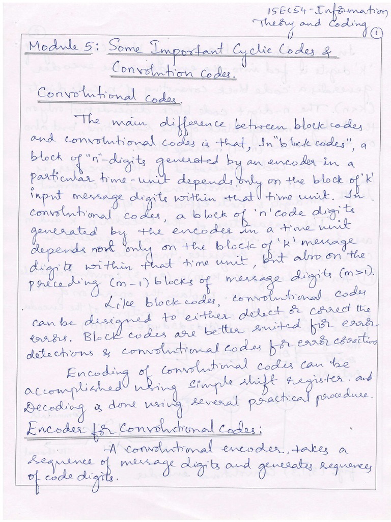 15EC54 - ITC - Module5 Notes | PDF