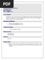 Matrimonial Resume CV | PDF | Lifestyle