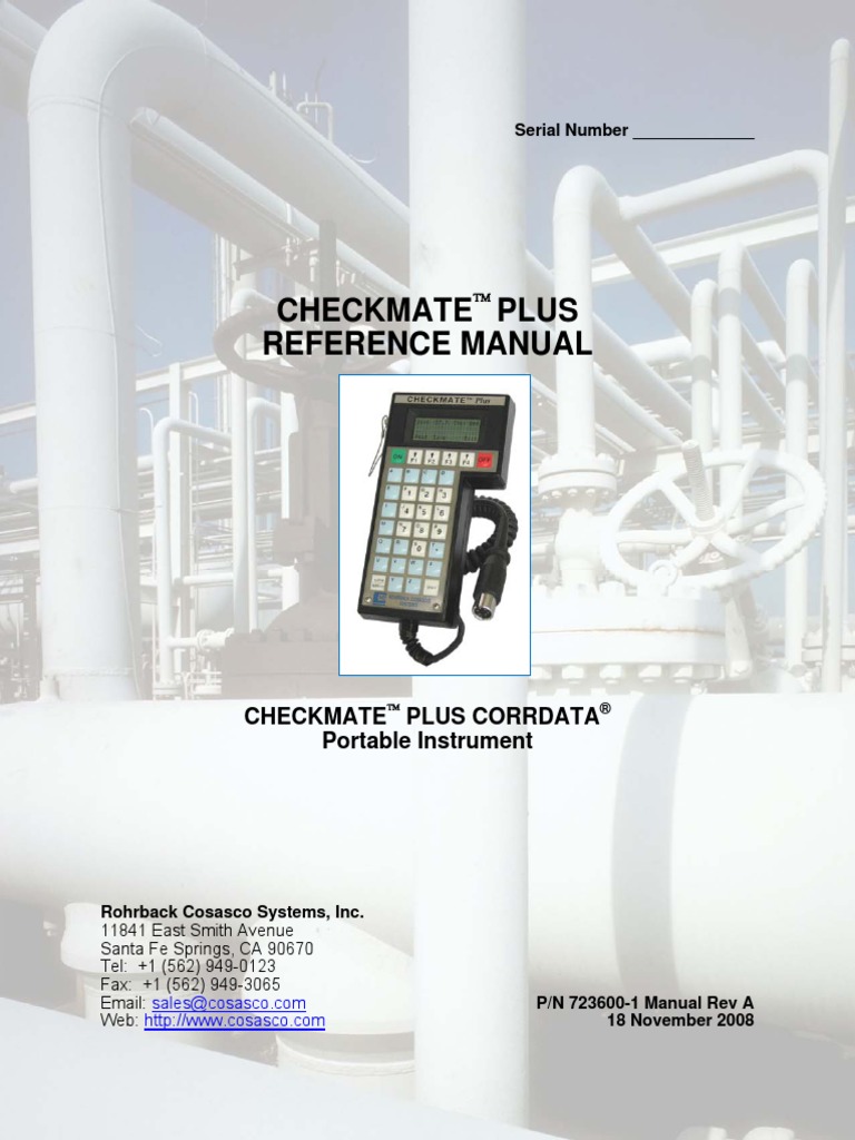 Checkmate Plus Reference Manual | PDF | Personal Computers
