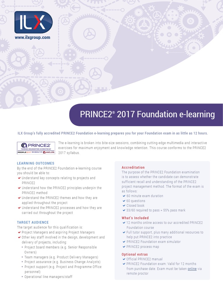 Prince 2 Foundation | Download Free PDF | Educational Technology | Test ...
