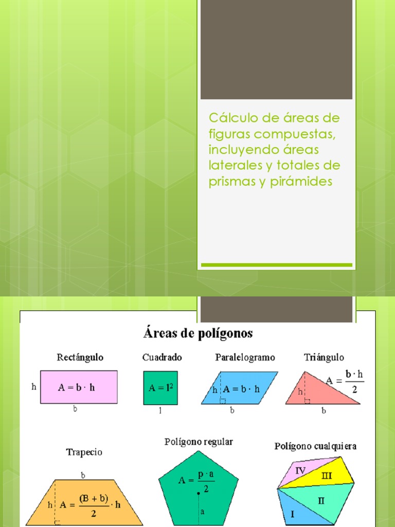 Cálculo de áreas de figuras compuestas | PDF