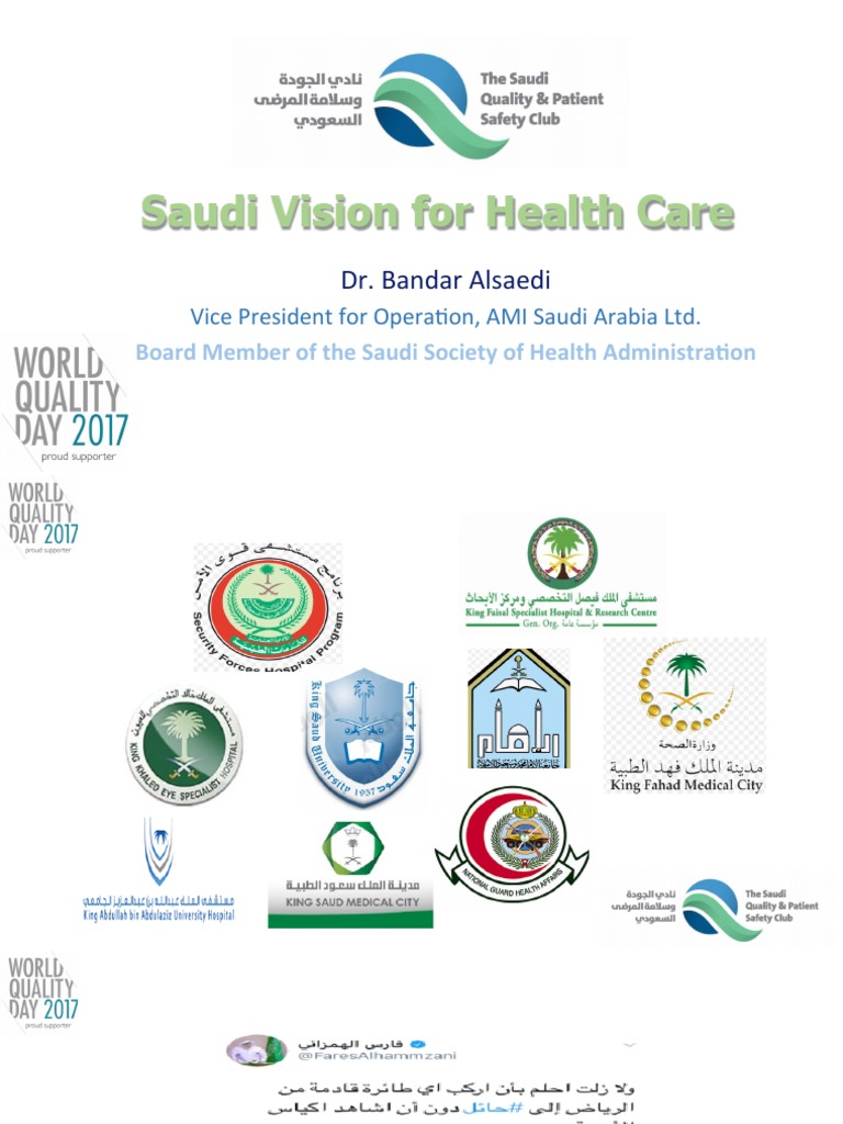 Saudi Arabia 2030 Vision For Healthcare | PDF | Health System | Saudi ...