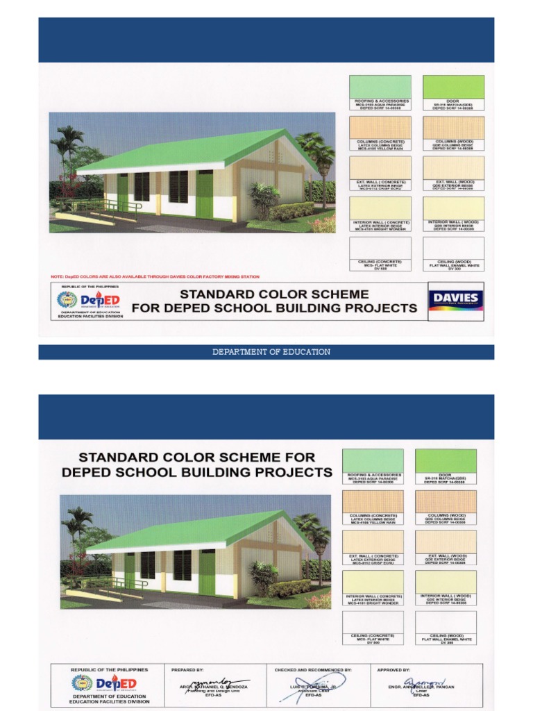 DepED Standard Color Scheme PDF | PDF | Art Media | Nature