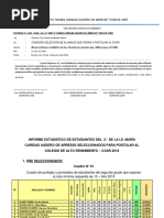 Modelo de Informe de Evaluaciones de Subsanacion | PDF