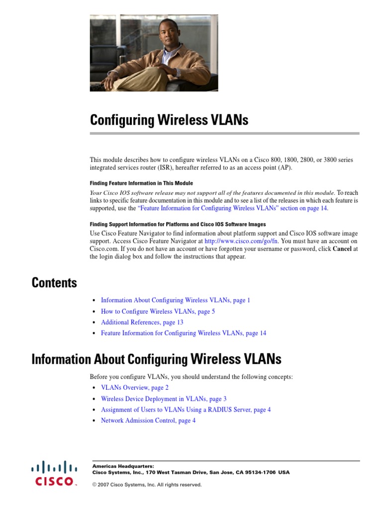 Wi CFG Vlans | PDF | Wireless Lan | Computer Network