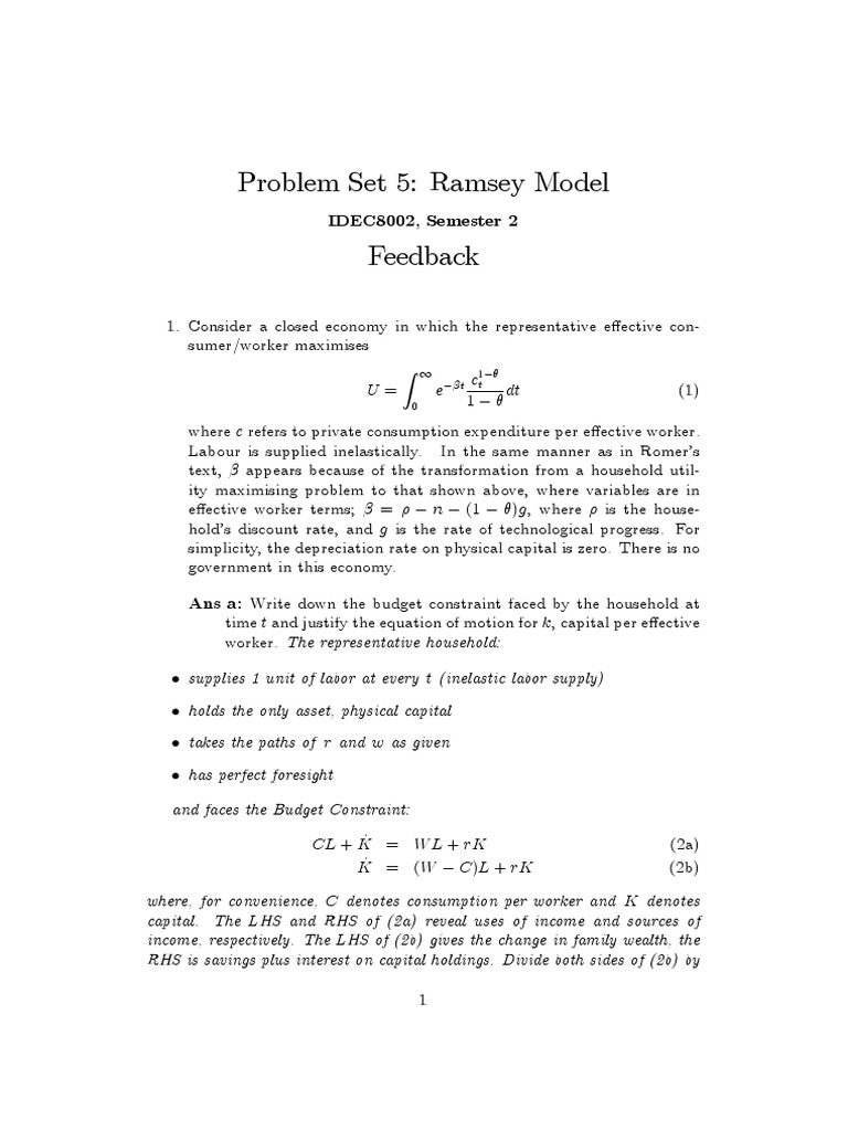Romer, David (2012) Advanced Macroeconomics | PDF | Labour Economics ...