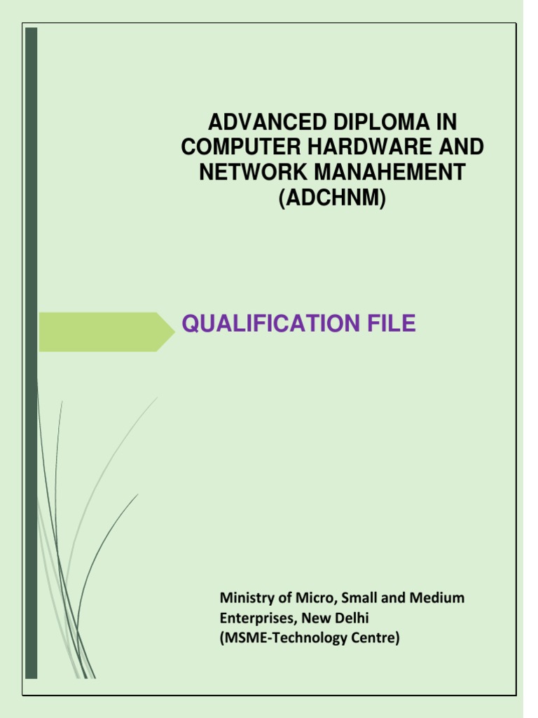 Adv Dip in Computer Hardware and Netwark Management | PDF | Computer ...