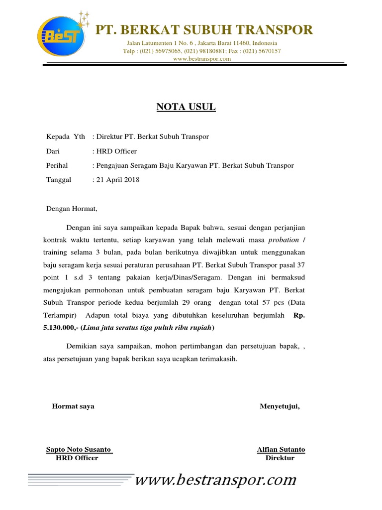 Nota Usul | PDF