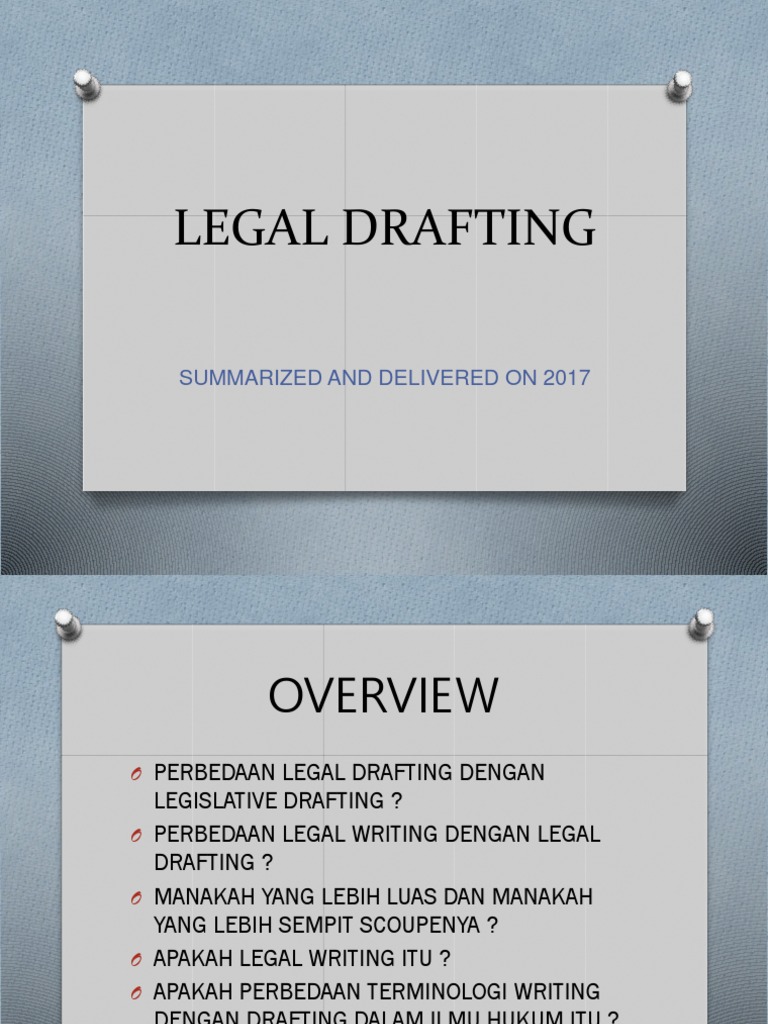 Memahami Legal Drafting dan Writing | PDF | Ilmu Sosial | Hukum