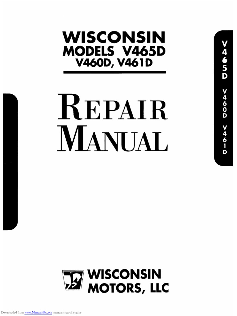 v465d Engine Manual | PDF | Distributor | Ignition System