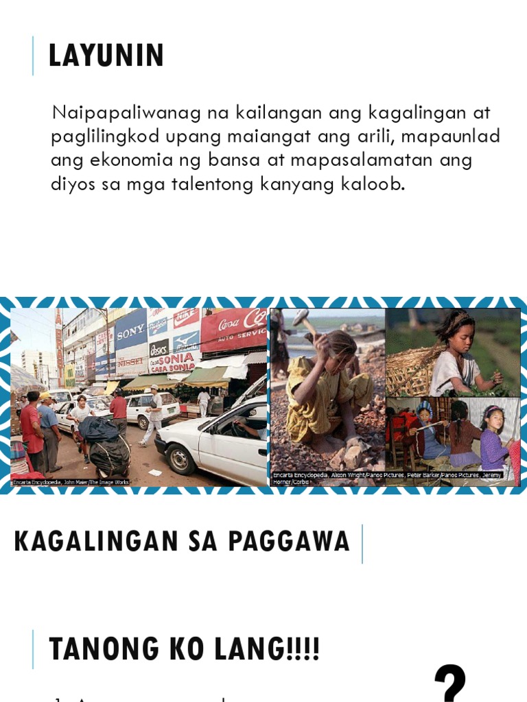 Kagalinan Sa Paggawa | PDF