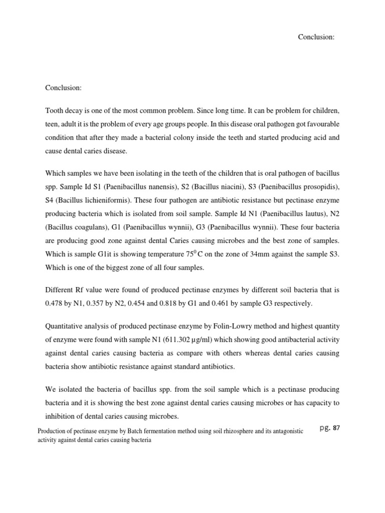 Conclusion | PDF | Science & Mathematics