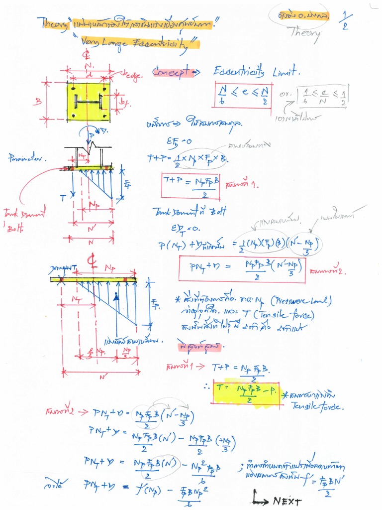 Base Plate Very Eccentricity | PDF | Civil Engineering | Engineering