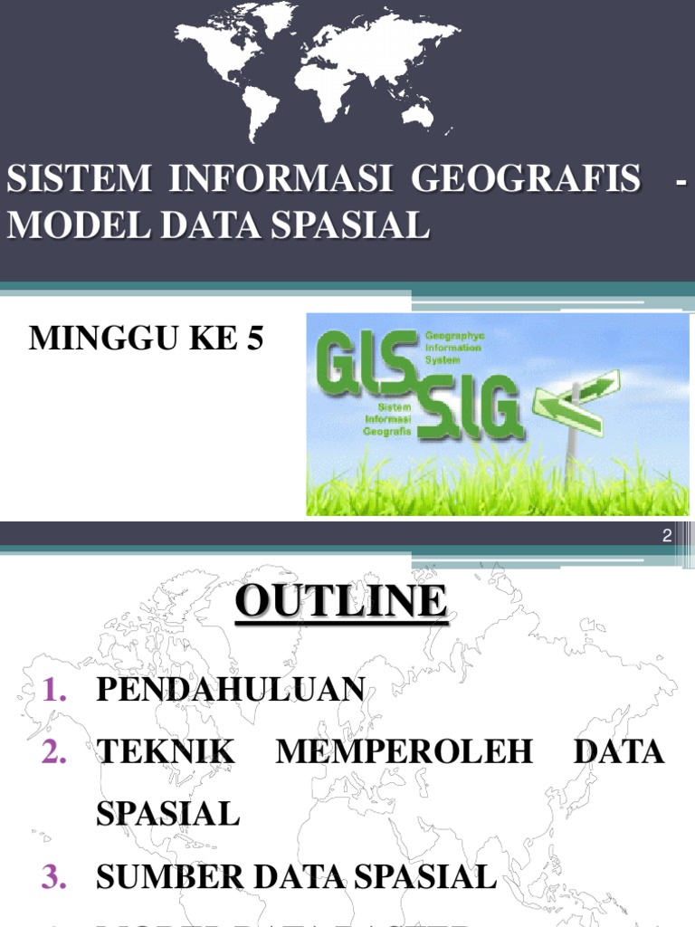Sistem Informasi Geografis - M5 - Model Data Spasial | PDF