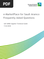 E-Marketplace Platform For Saudi Aramco: SAP Ariba Suppliers Technical ...