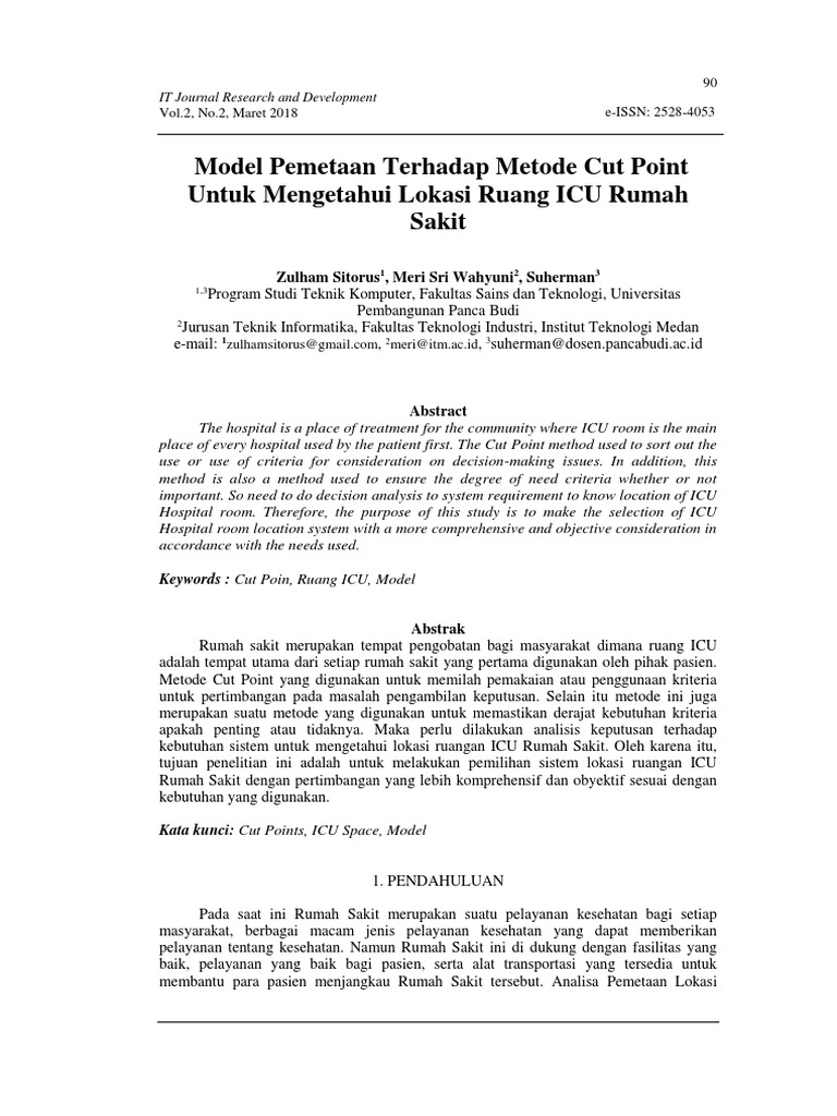 Jurnal Cut Off Point | PDF