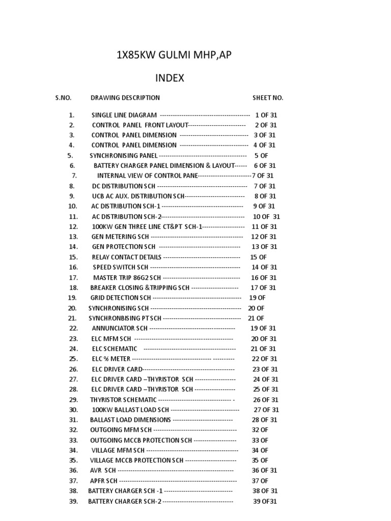 Index | PDF | Electric Power | Components