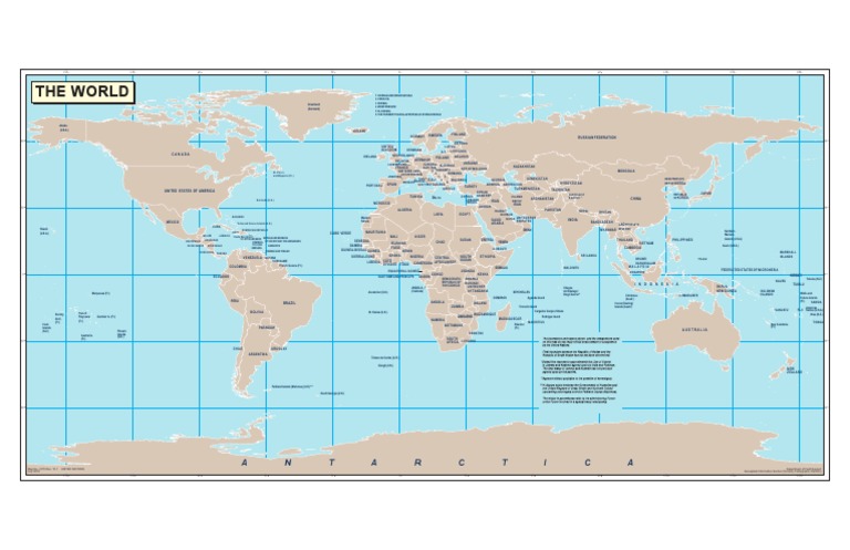 World Map | PDF | Island