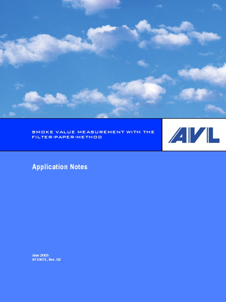 AVL | PDF | Smoke | Measuring Instrument