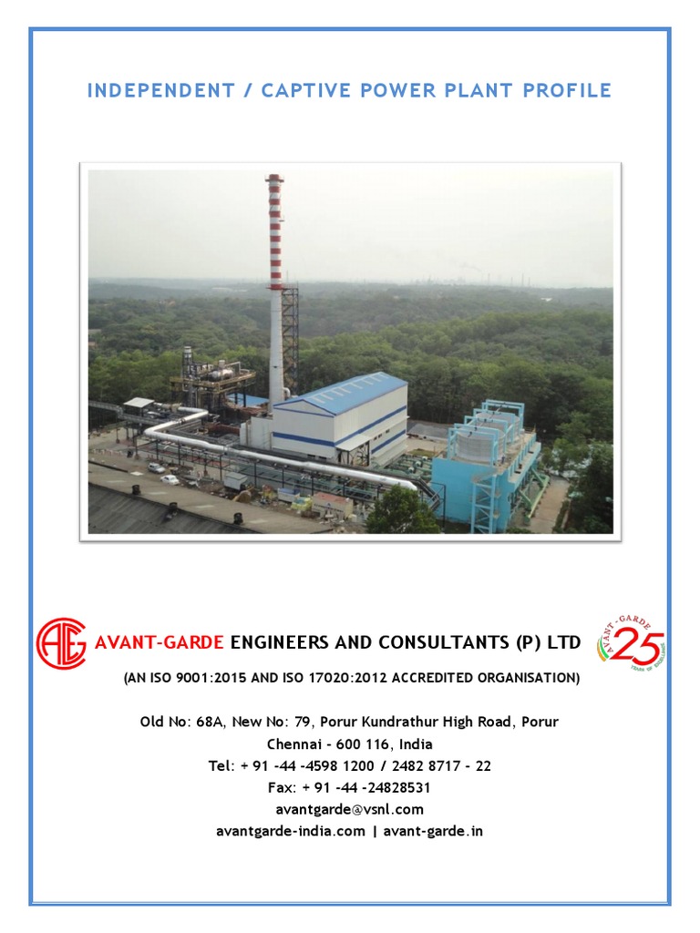 Captive Power Plant Profile | PDF | Coke (Fuel) | Power Station