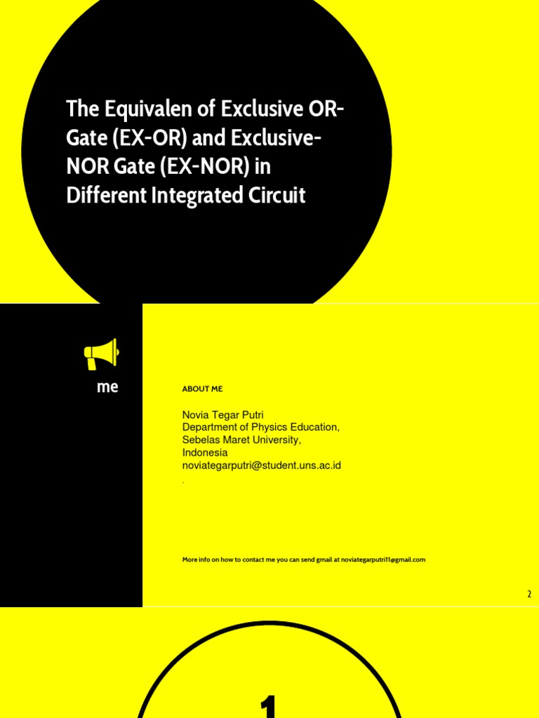 EX-OR and EX-NOR Gate Equivalents | PDF | Logic Gate | Integrated Circuit
