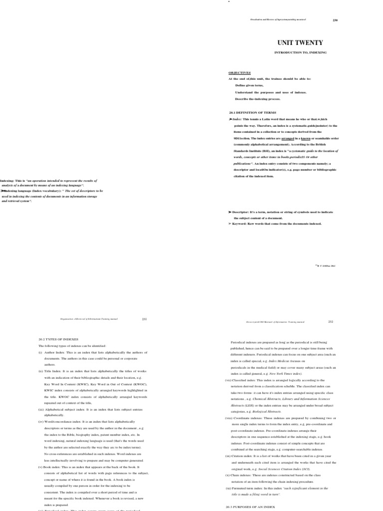 Indexing 1 | PDF | Search Engine Indexing | Index Term