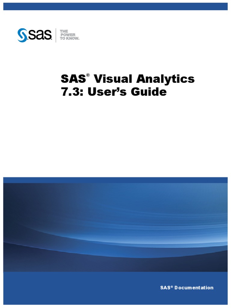 SAS Visual Analytics PDF | PDF | Sas (Software) | Regression Analysis