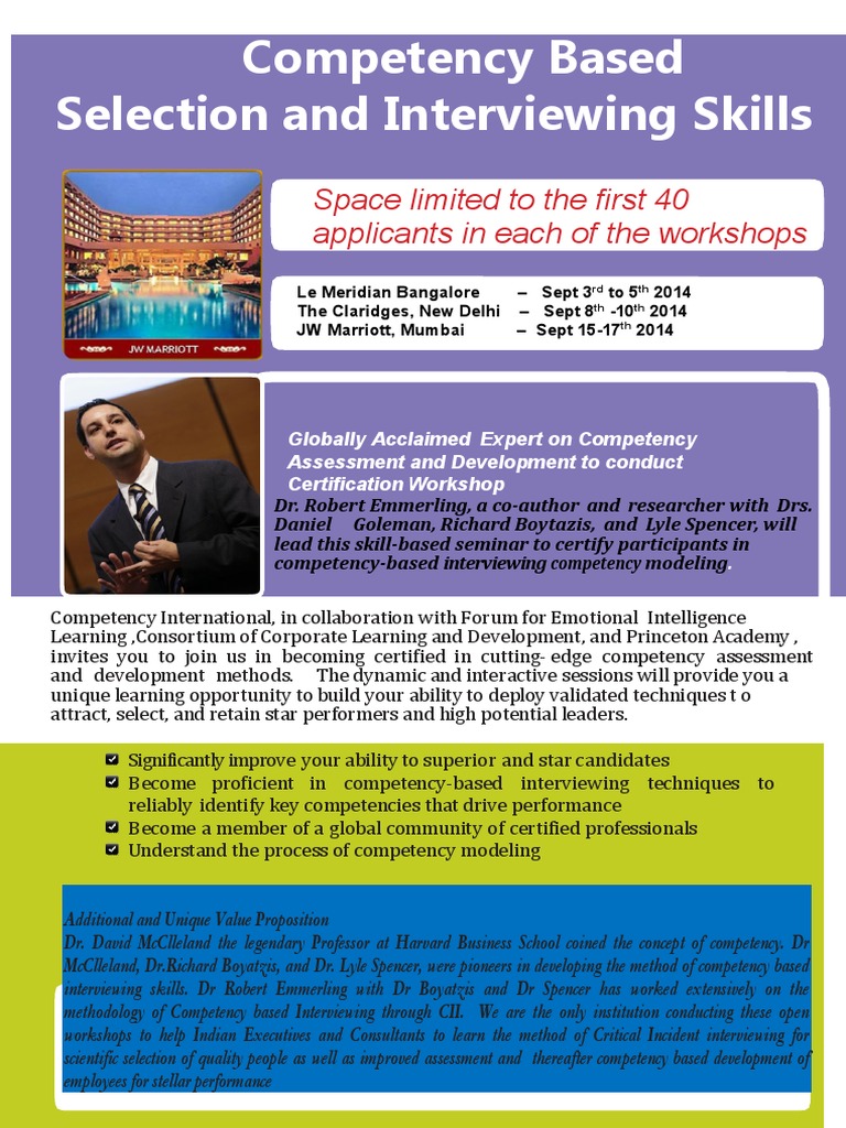 CBI Training Outline | PDF | Competence (Human Resources) | Emotional ...