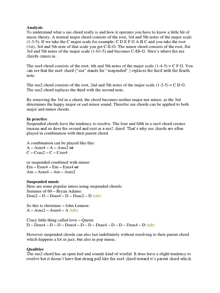 Analysis | PDF | Chord (Music) | Elements Of Music