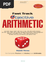 Arihant Fast Track Objective Arithmetic | PDF | Area | Circle