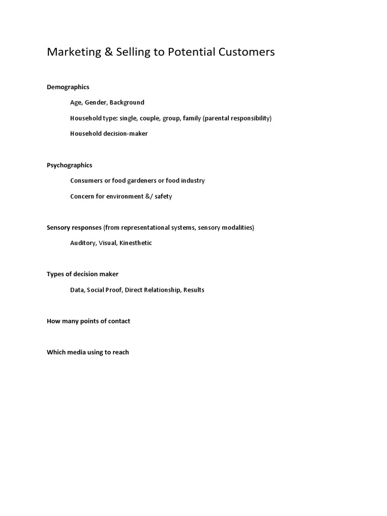 Reaching Customers | PDF