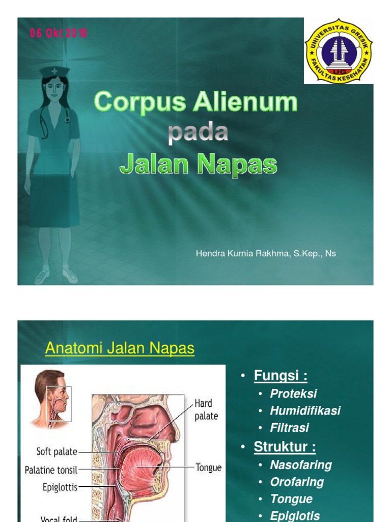 Corpus Alienum Pada Jalan Napas (Corpus Alienum in Airway) | PDF