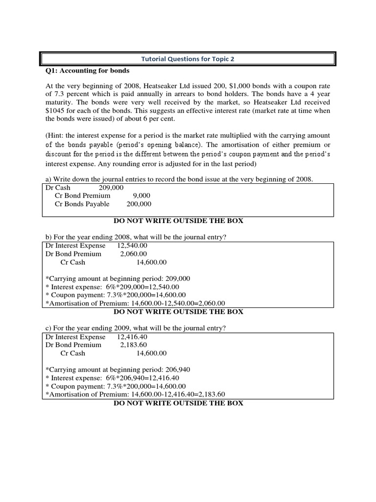 Accounting Journal Entries Guide | PDF | Bonds (Finance) | Going Concern