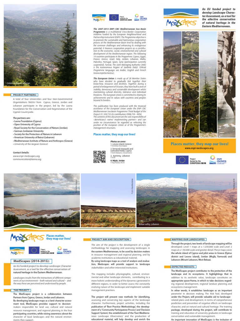Medscapes Leaflet Engl | PDF | European Union | Landscape