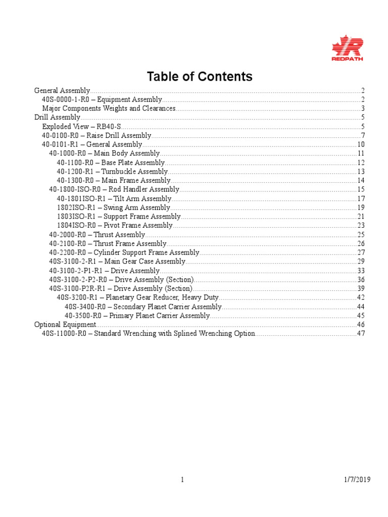 RB40 Engine Assembly Guide | PDF | Screw | Gear