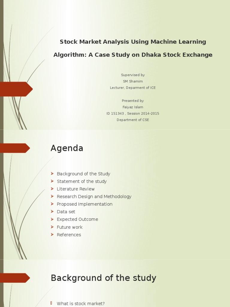 Stock Market Anaysis | PDF | Prediction | Stock Market