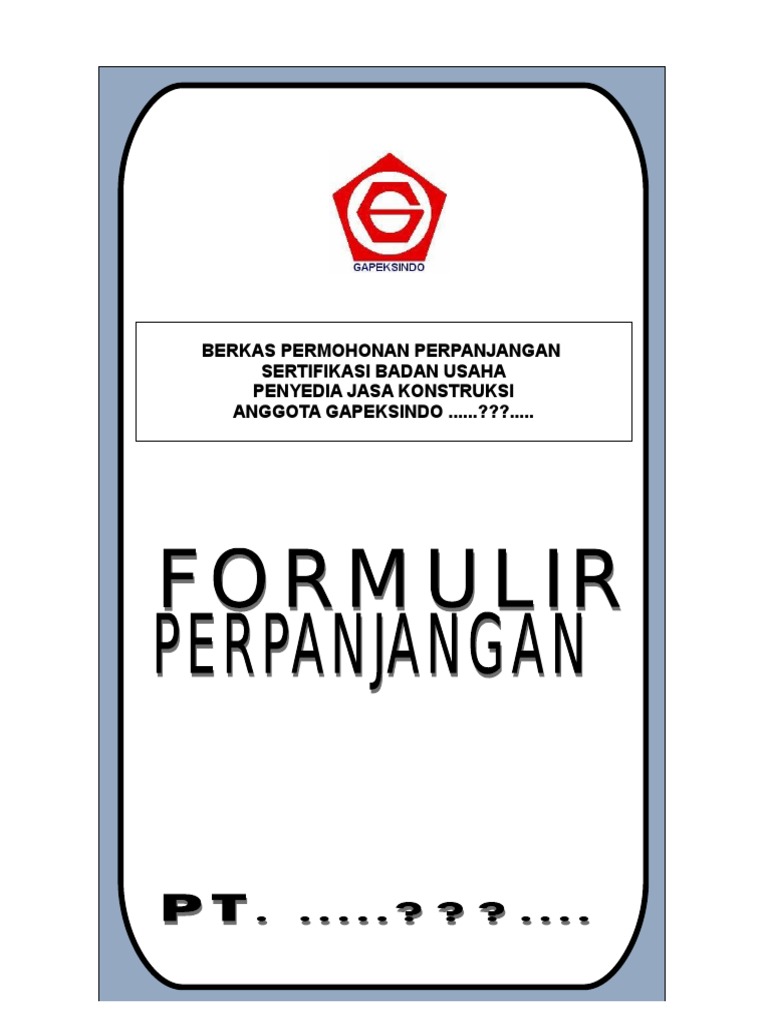 Formulir Gapeksindo | PDF