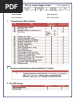 Monthly HSE Performance Report | PDF | Microsoft Word | Safety