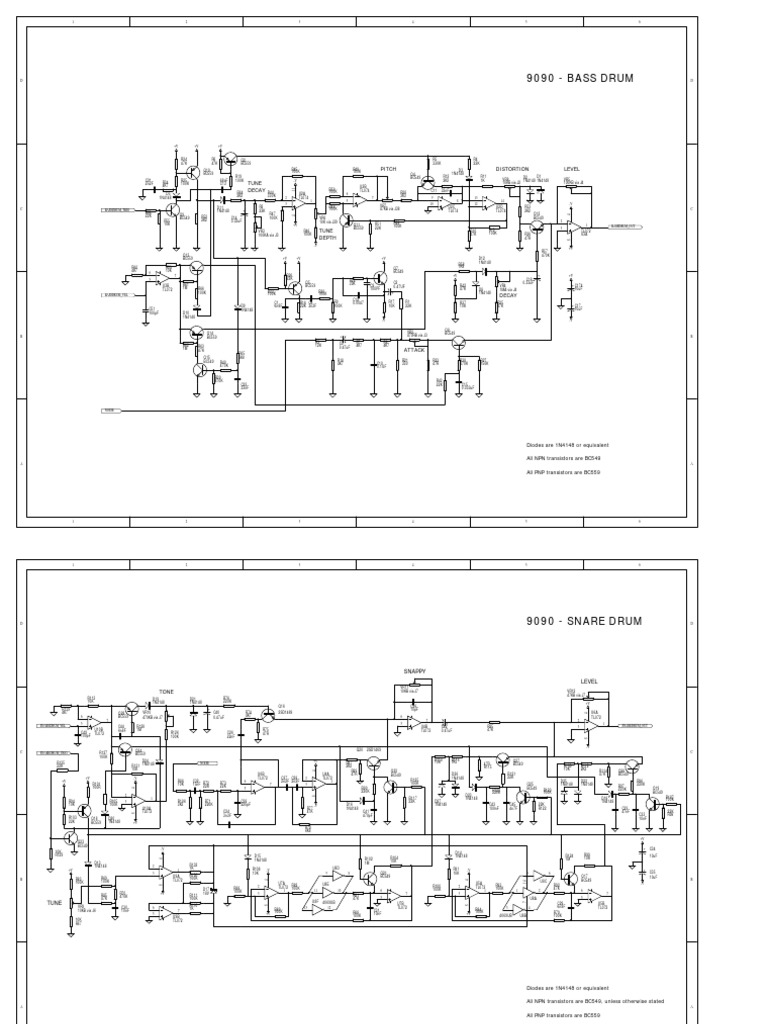 Roland TR909 Schematics | PDF | Electric Rail Transport | Rolling Stock