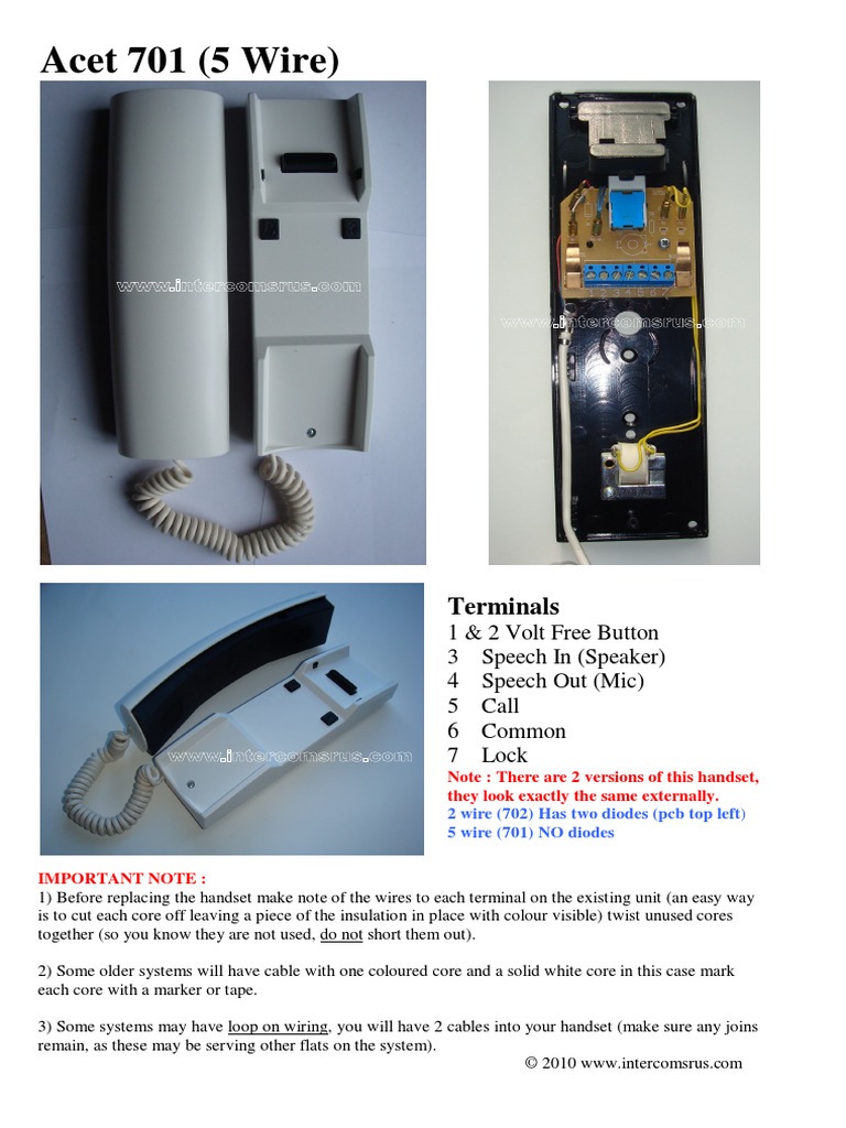 ACET Intercom | PDF