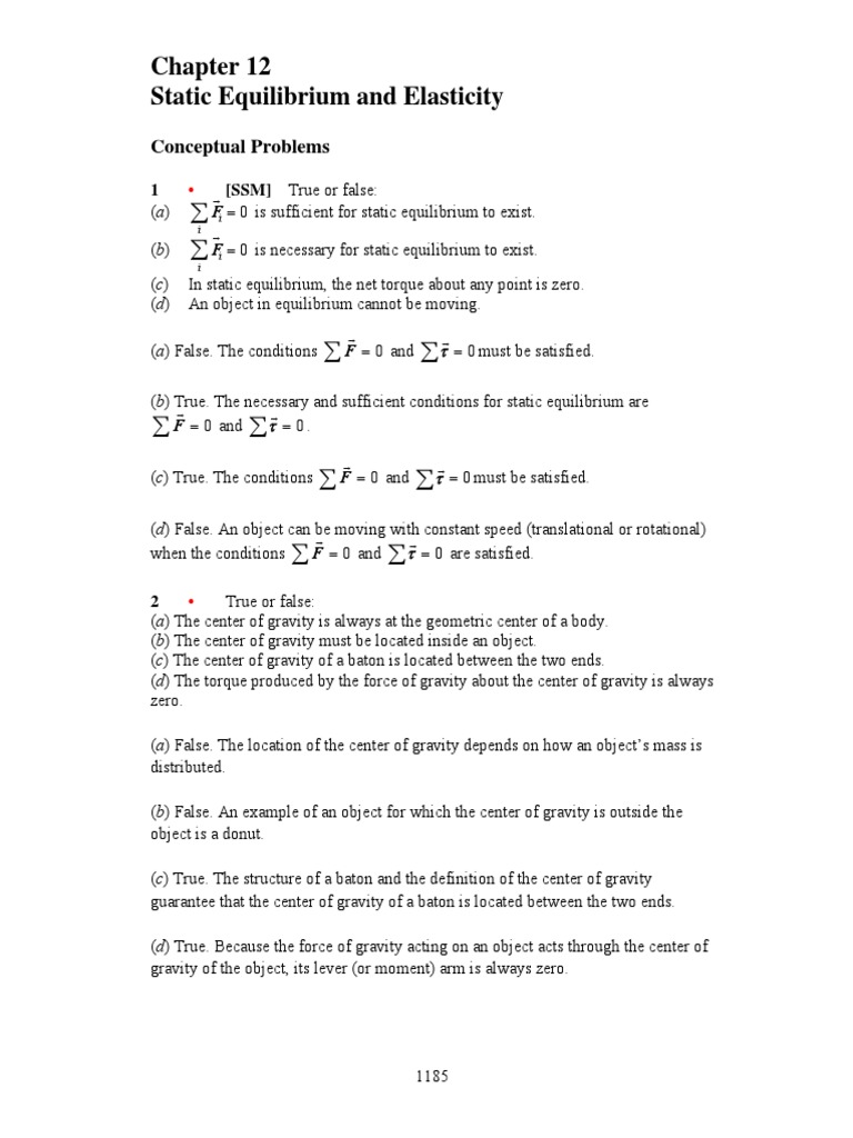 Ch12 Homework Answers Pdf Pdf Lever Center Of Mass