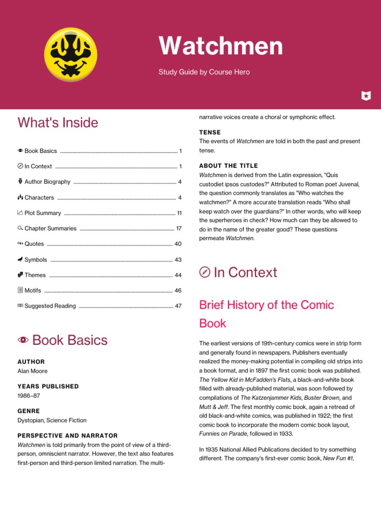 Watchmen | PDF | Comic Book | Comics
