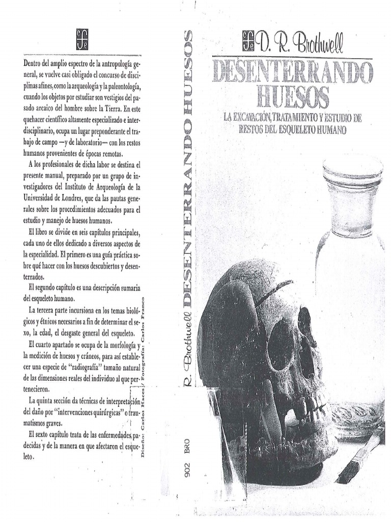 Brothwell (1987) Desenterrando Huesos PDF | PDF