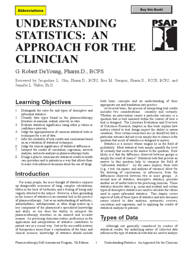 Bio Statistics | PDF | Standard Error | Statistics