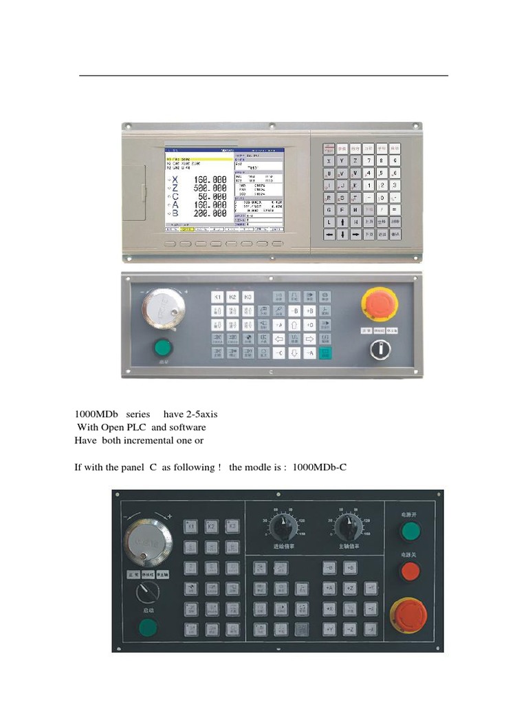 1000 MDC - For Milling | PDF | Numerical Control | Machining