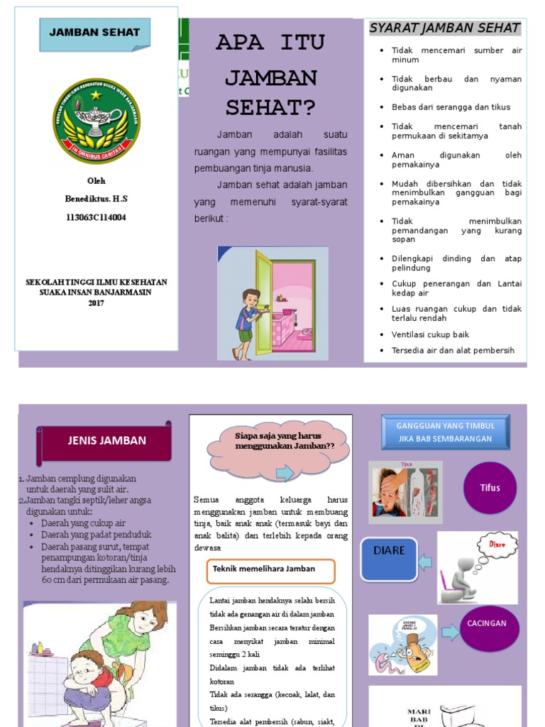 Leaflet-Jamban Sehat | PDF