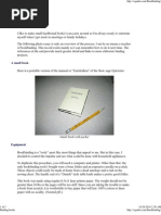 Bookbinding Fundamentals - Basic Parts of A Book With Terminology | PDF